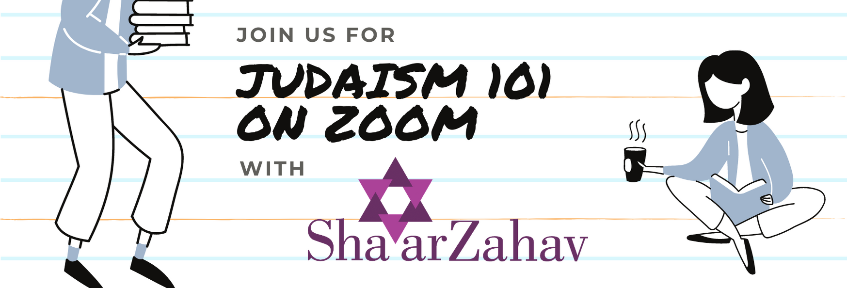 Judaism 101 Banner - Sha'ar Zahav